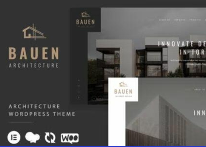 Bauen Theme WP GPL – Architecture, Interior WordPress Theme » Gpl Theme ...