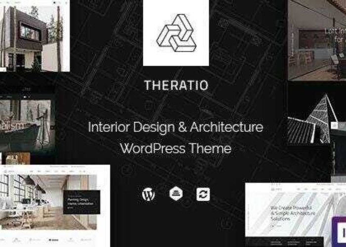 Theratio Theme GPL – Architecture & Interior Design Elementor WP Theme ...