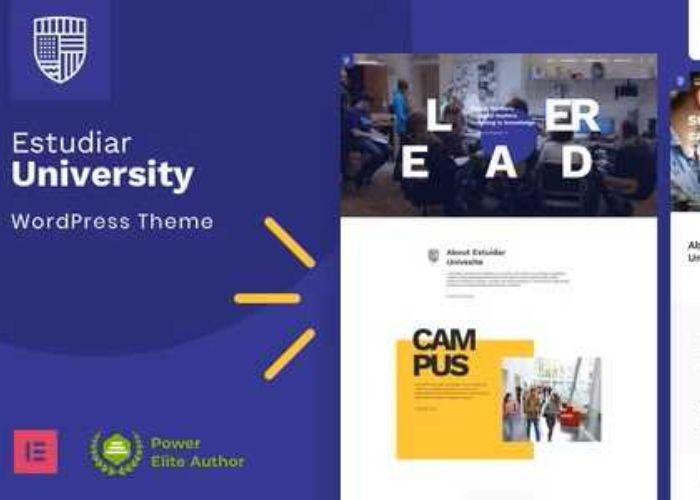 Estudiar WP GPL Theme College University WordPress Theme V-32 » Gpl ...